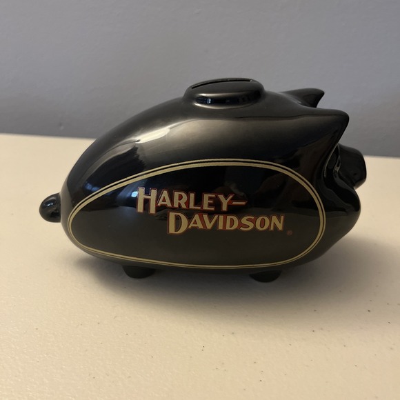 Storage & Organization | Vintage Harleydavidson 7 Ceramic Black Gas ...
